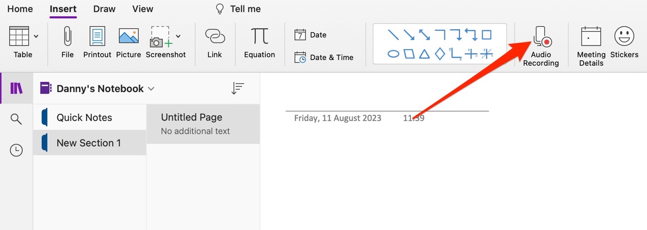Comment enregistrer de l'audio dans OneNote - Chronogeek